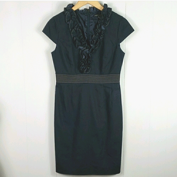 Sandra Darren | Dresses | Sandra Darren Denim Ruffle Dress | Poshmark